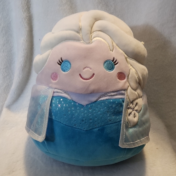 Disney | Toys | Disney Frozen Elsa Plush Squishmallow Euc | Poshmark